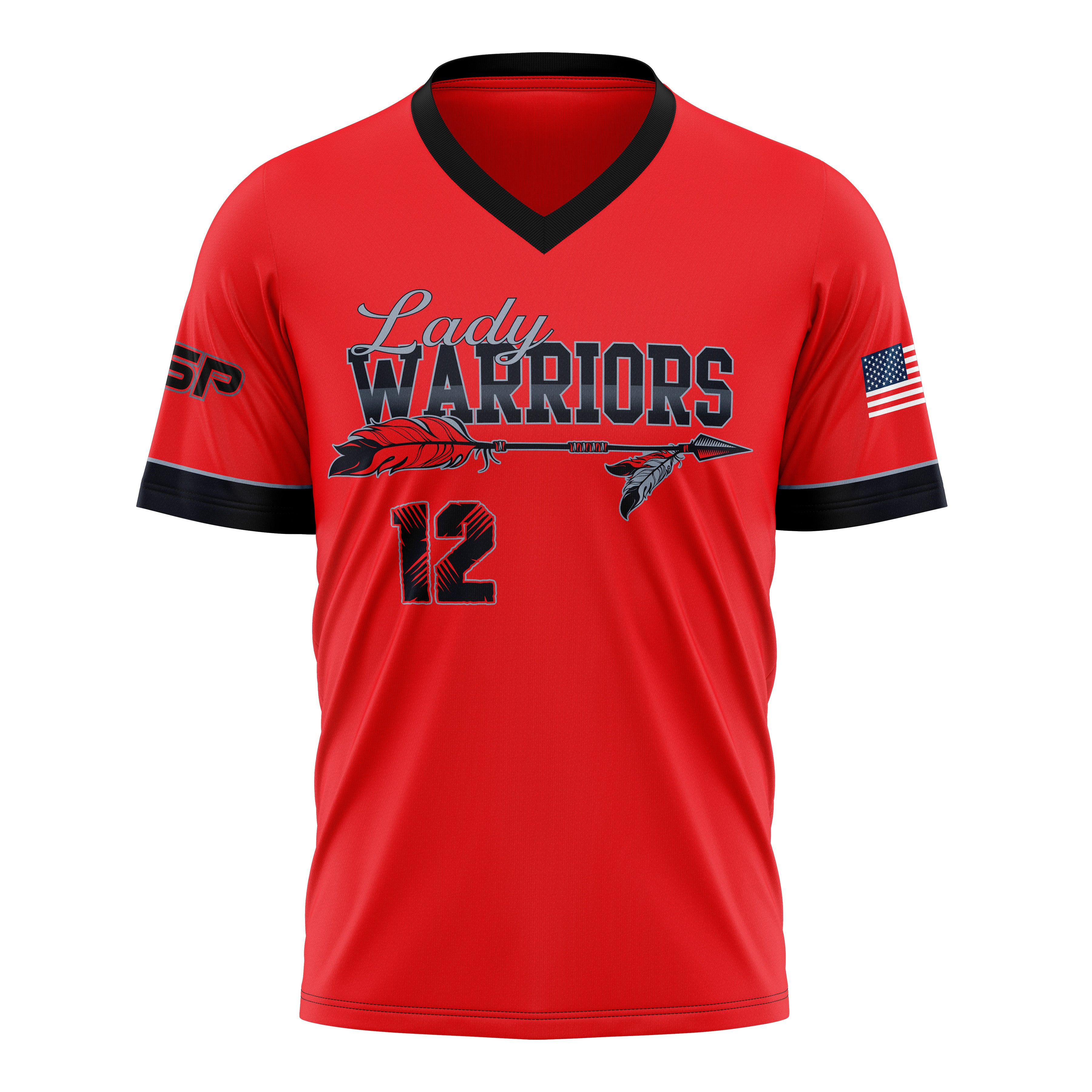 LADY WARRIORS FULL SUB WOMENS SHORT SLEEVE UNIFORM – ASP Nation