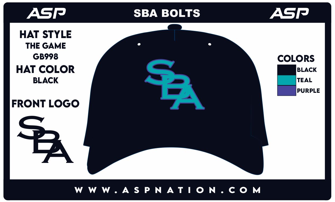 SBA Bolts Baseball The Game Perforated Game Changer – ASP Nation