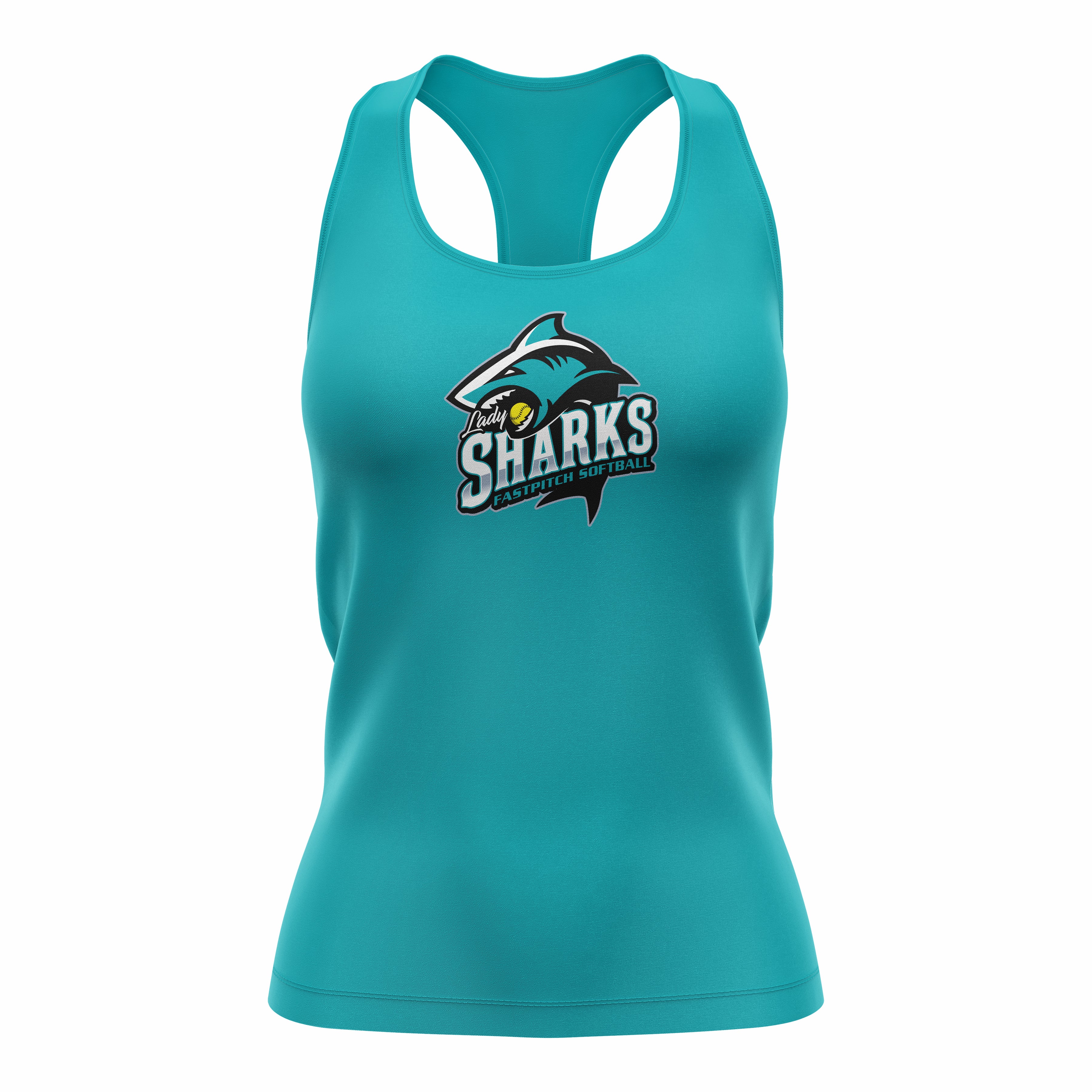 LADY SHARKS FASTPITCH WOMENS FULL SUB TANK – ASP Nation